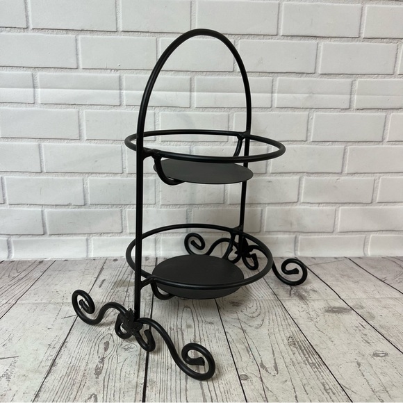 Longaberger | Dining | Longaberger Wrought Iron Small Two Pie Server ...